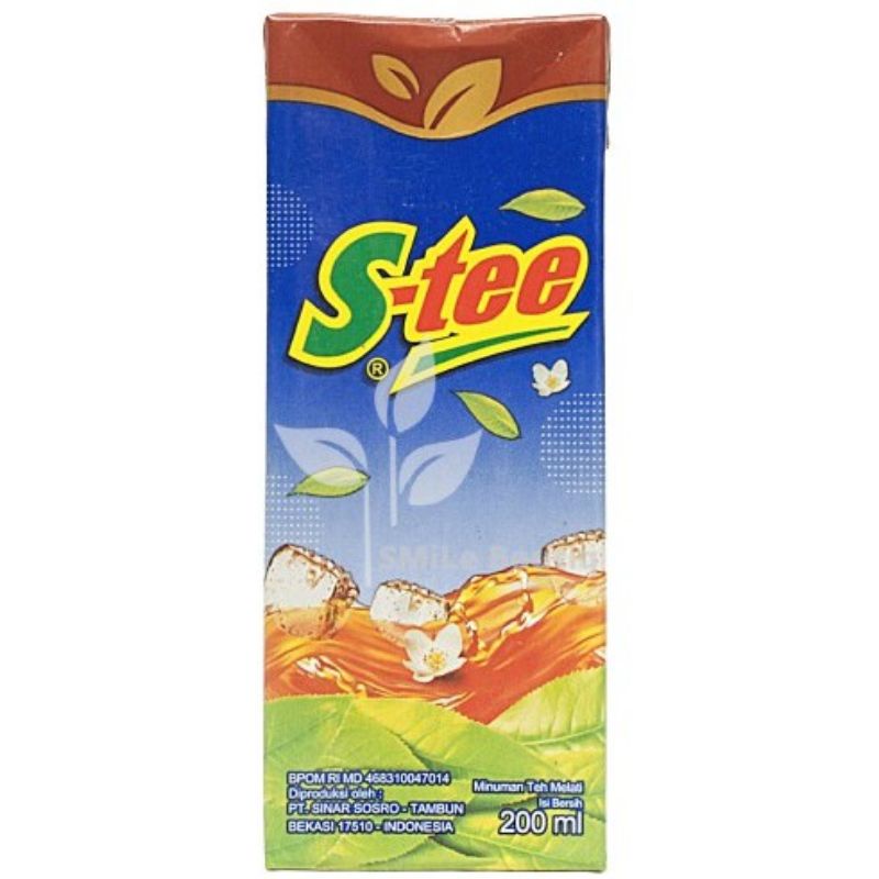 Jual S Tee S-Tee Kemasan Kotak 200ml Minuman Teh Siap Minum 1Karton ...