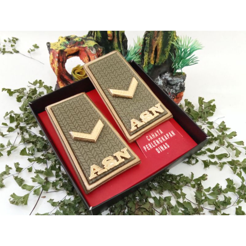 Jual Pangkat Pdh ASN Sumsel 2A Kain Akrilik | Shopee Indonesia