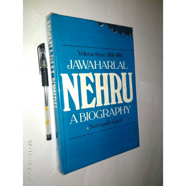 Jual (Original) Jawaharlal Nehru: A Biography (Volume Three 1956-1964 ...