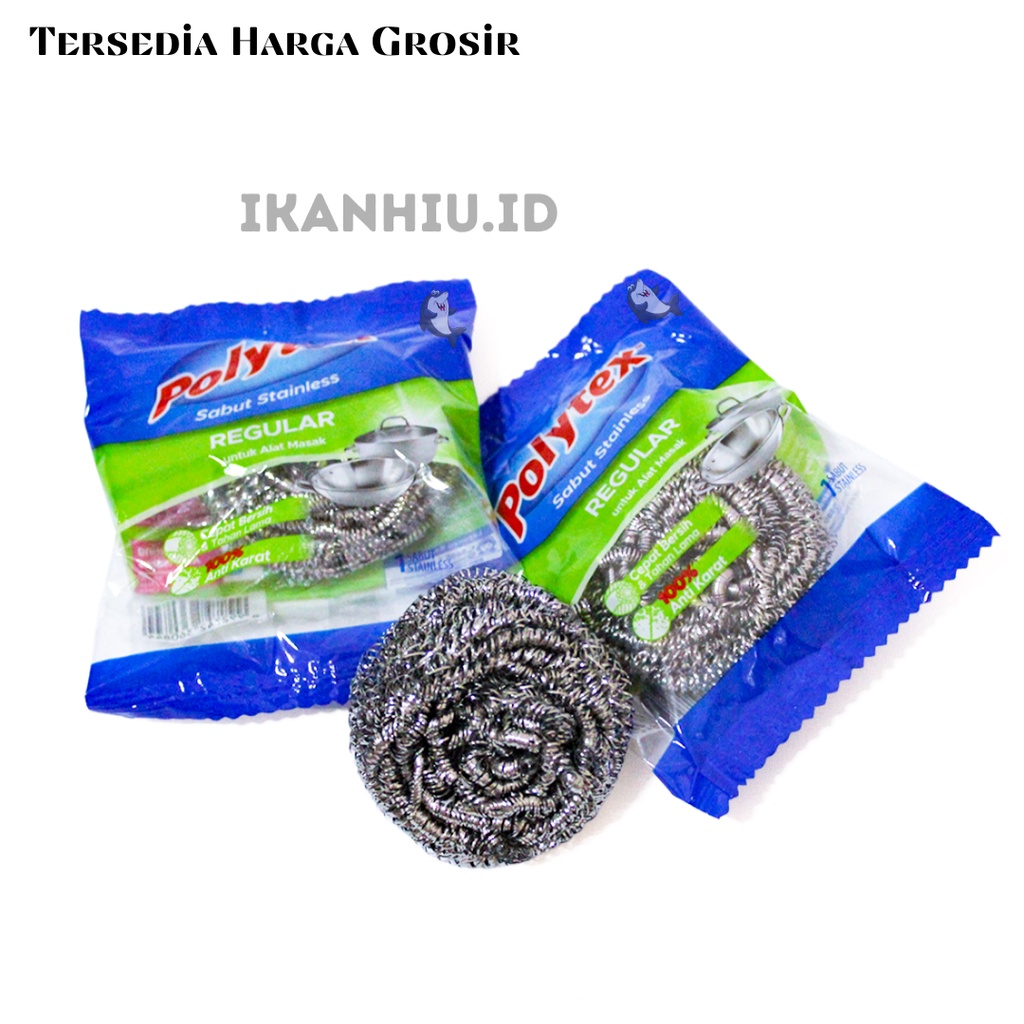 Jual Polytex Sabut Stainless Ball Regular Sachet Per Pcs - Serabut ...