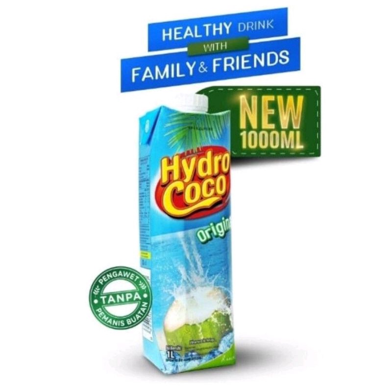 Jual Hydro Coco 1 liter air kelapa asli 1000ml | Shopee Indonesia