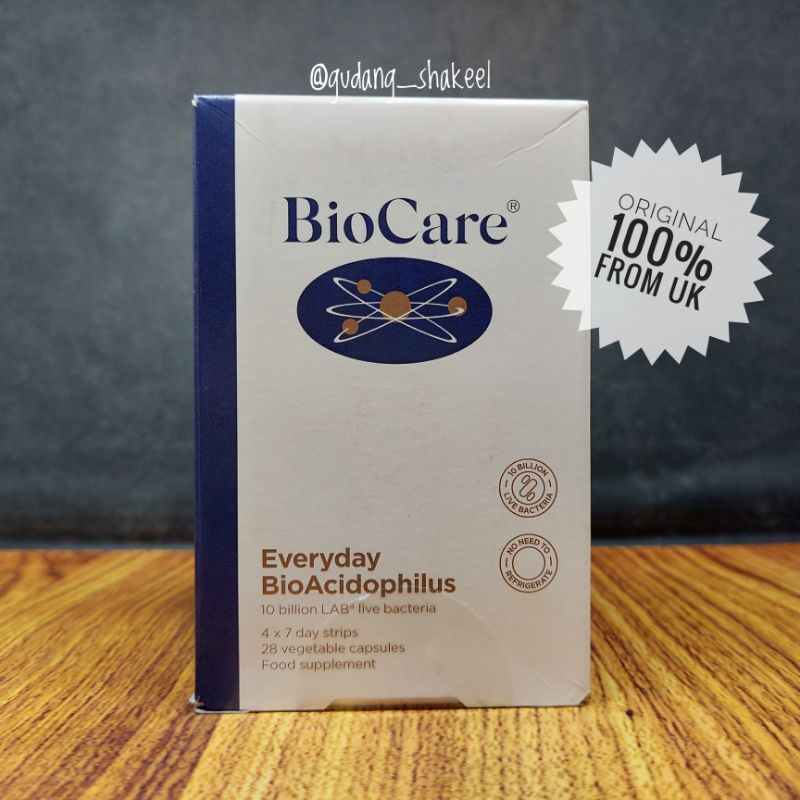Jual Biocare Everyday Acidophilus Probiotic 10 Billion 28 Veg Capsules ...
