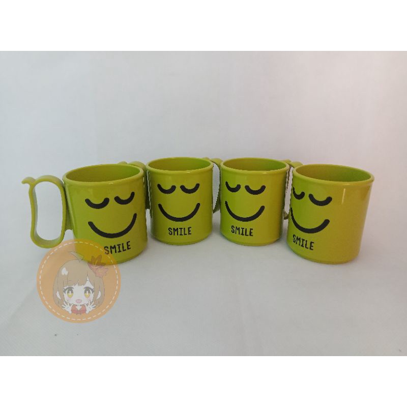 Jual Micro Mug Emoticon Hijau, Ungu - Tupperware | Shopee Indonesia
