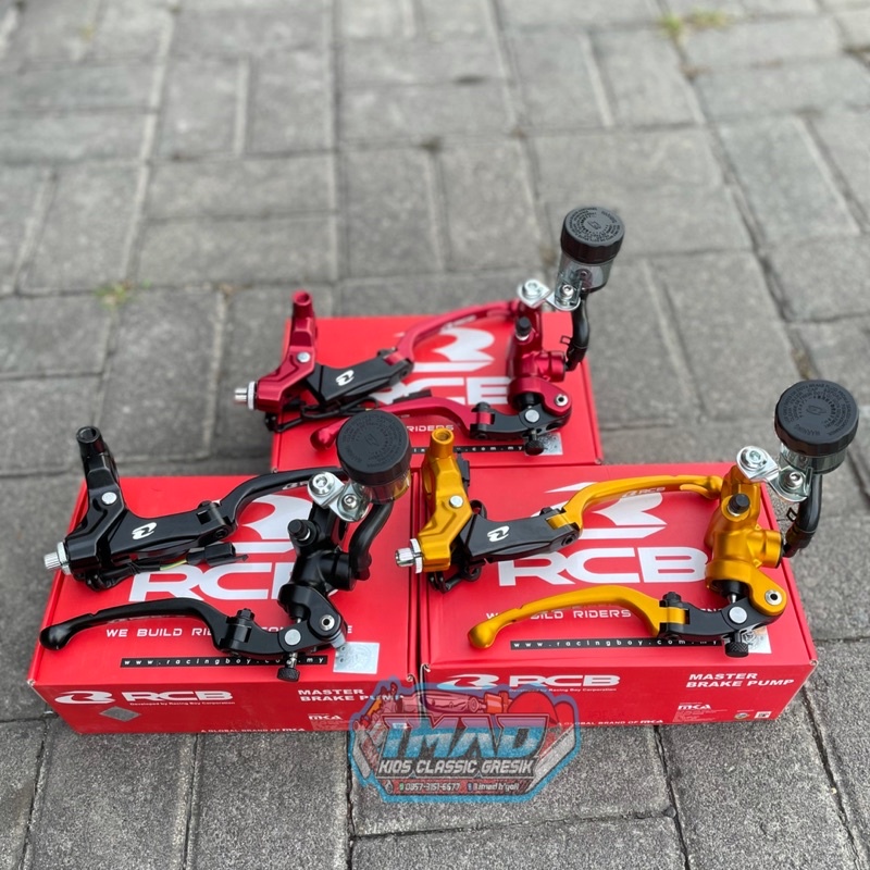 Jual Master Rem RCB Radial S1 Pump 14mm Set Kanan Kiri Handle handel RCB S1 Universal | Shopee ...