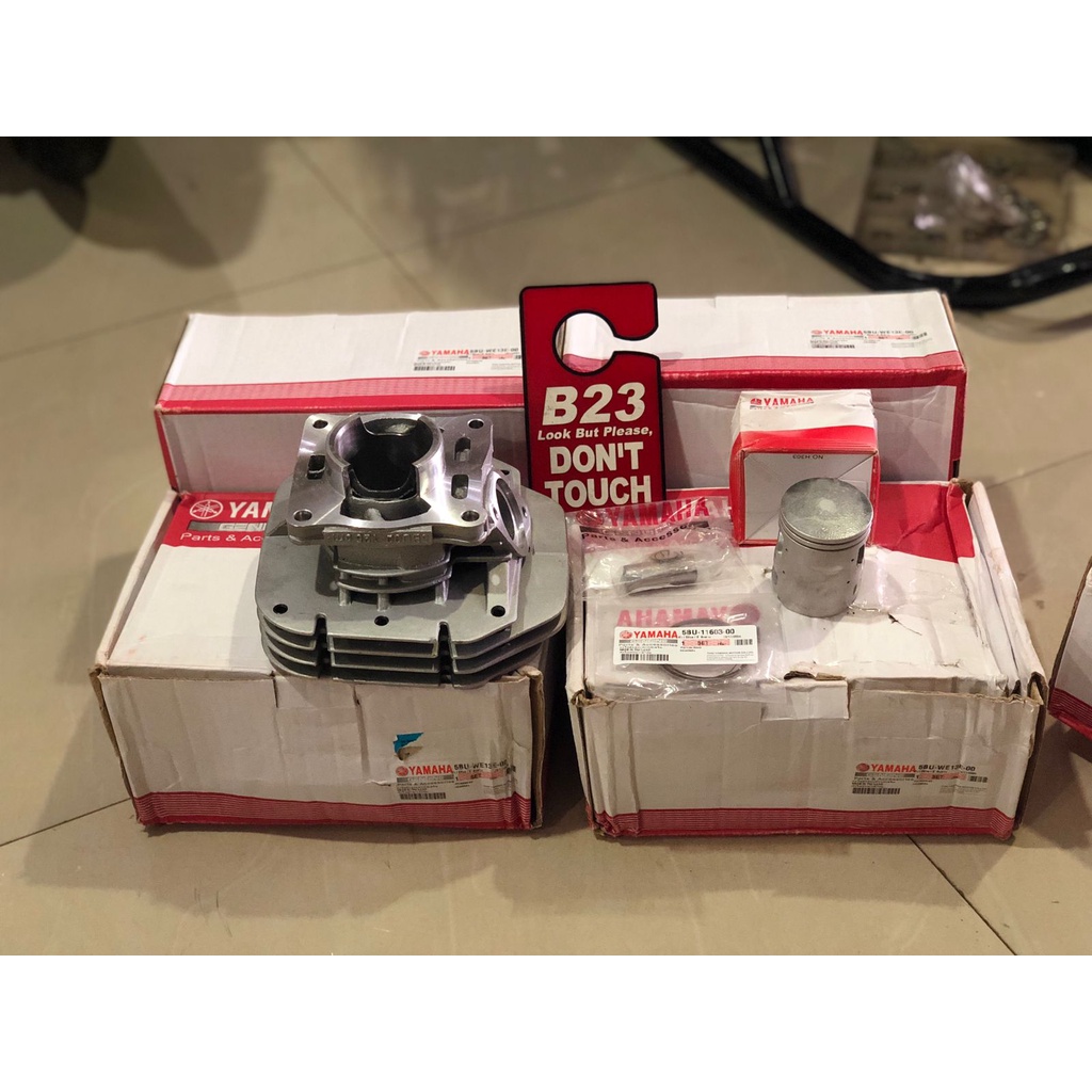 Jual boring yamaha 125z set cylinder engine kit yamaha 125z original ...