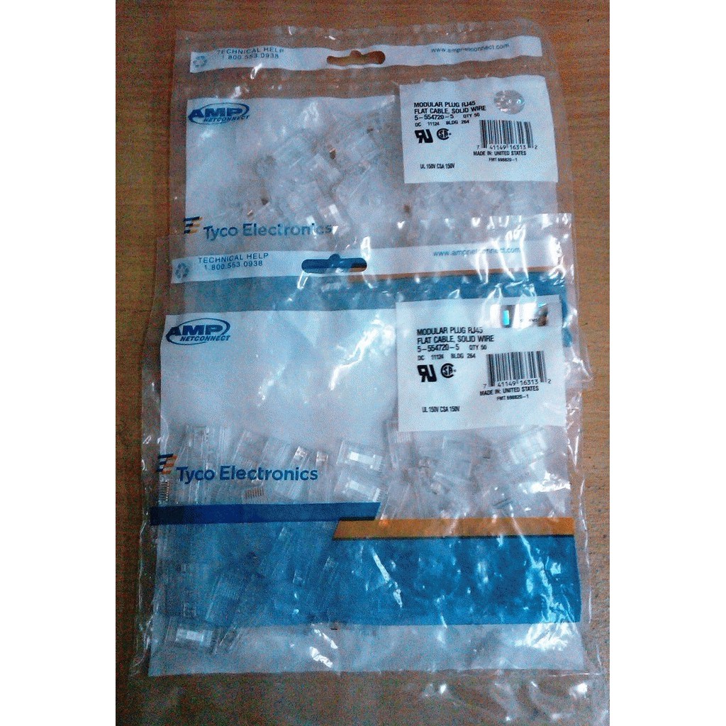 Jual Commscope Konektor connector RJ-45 asli RJ45 bukan tyco ...