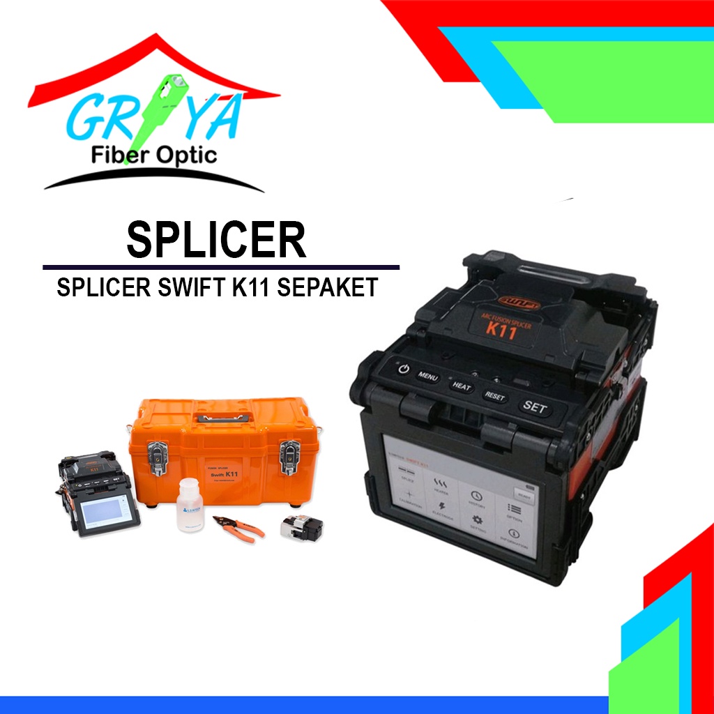 Jual fusion splicer swift - K11 alat sambung kabel fiber optik | Shopee ...