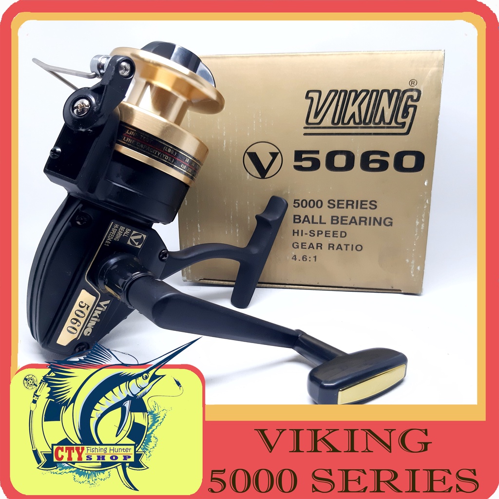 Jual REEL CATROL PANCING VIKING 5000 SERIES PANCING MURAH | Shopee ...