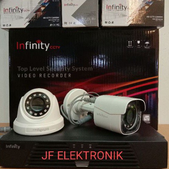 Jual paket cctv infinity 16 channel dengan 10 kamera infinity 2mp 1080p ...