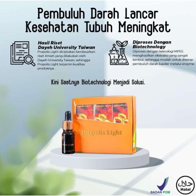 Jual PROPOLIS LIGHT 5 Box (15 Botol) | Shopee Indonesia
