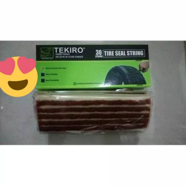 Jual Tekiro karet cacing tubles / tekiro obat tambal ban tubles motor ...