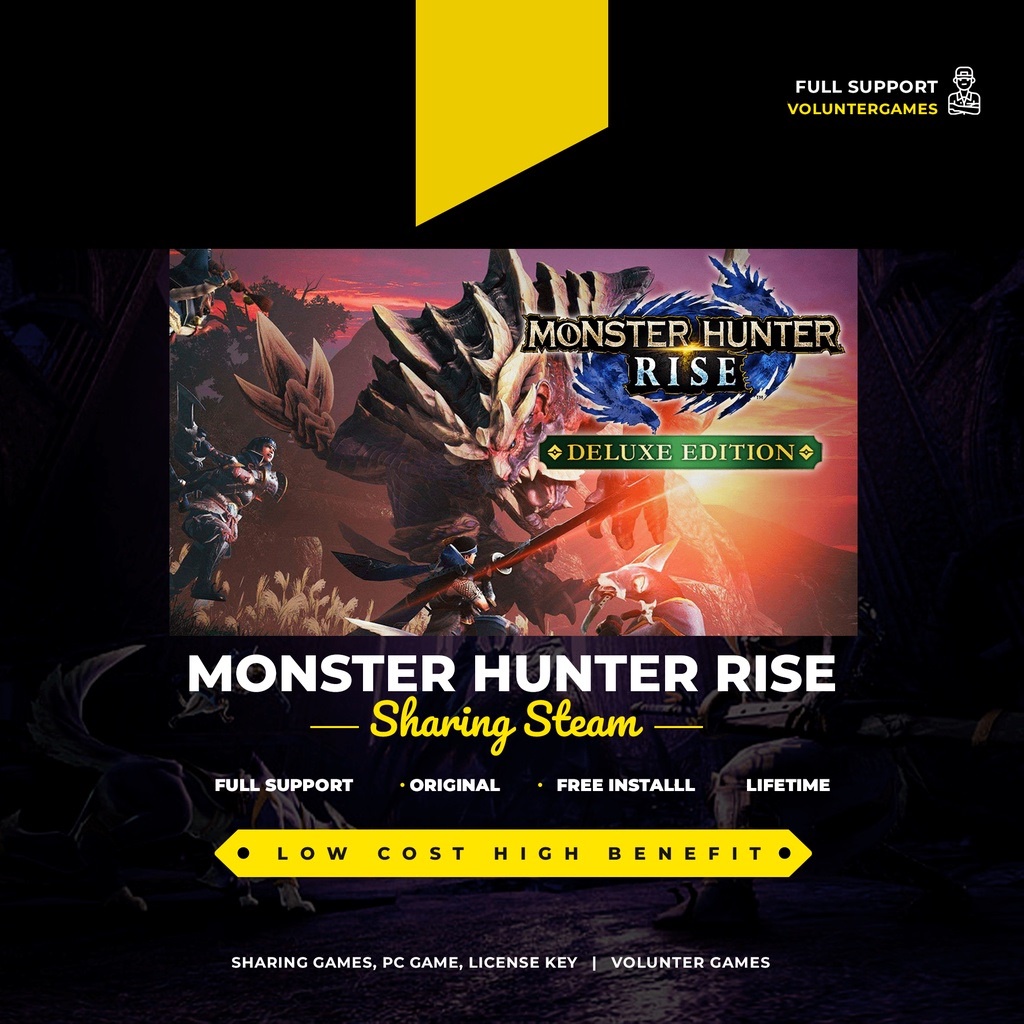 Jual MONSTER HUNTER RISE DELUXE EDITION PC ORIGINAL | Shopee Indonesia