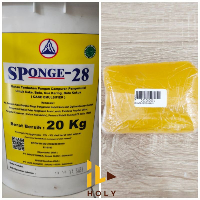 Jual Sponge-28 SP (250gr) Repack / SP Pengembang Kue Roti Emulsifier ...