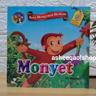 Jual Buku Cerita Anak Monyet/seri mengenal hewan | Shopee Indonesia