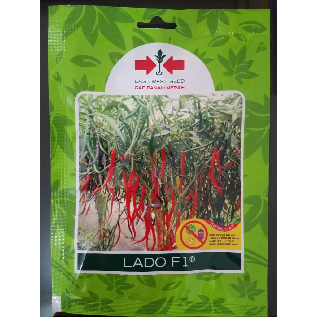 Jual Benih Bibit Cabe Cabai Lombok Keriting Lado F1 SP isi 150 butir ...