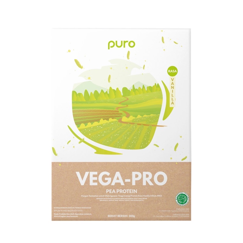 Jual PURO VEGA PRO PEA PROTEIN 300Gr | Shopee Indonesia