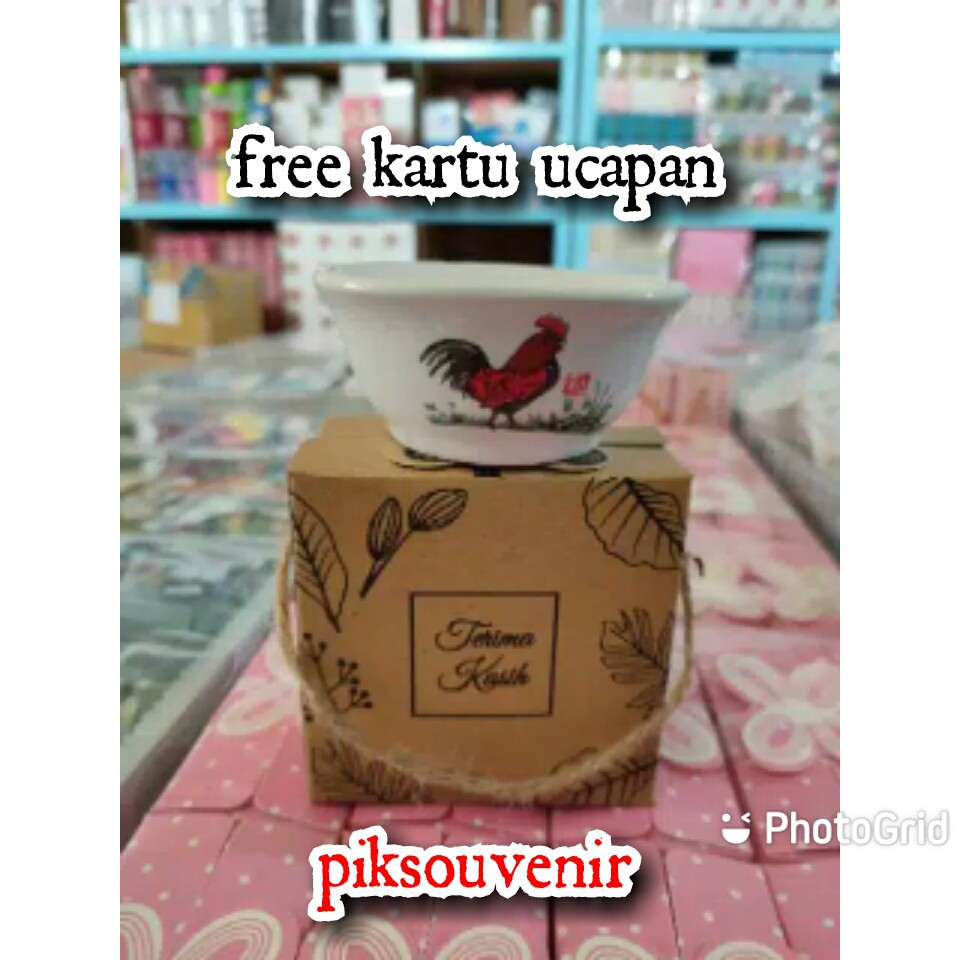 Jual SOUVENIR PERNIKAHAN MANGKOK AYAM JAGO KEMASAN BOX | Shopee Indonesia