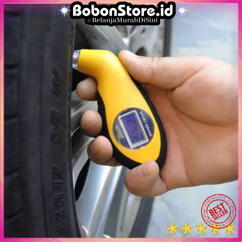 Jual Alat Pengukur Tekanan Ban Digital - wheel presure manometer ...