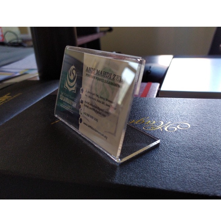 Jual Tent card/name tag meja kantor akrilik | Shopee Indonesia