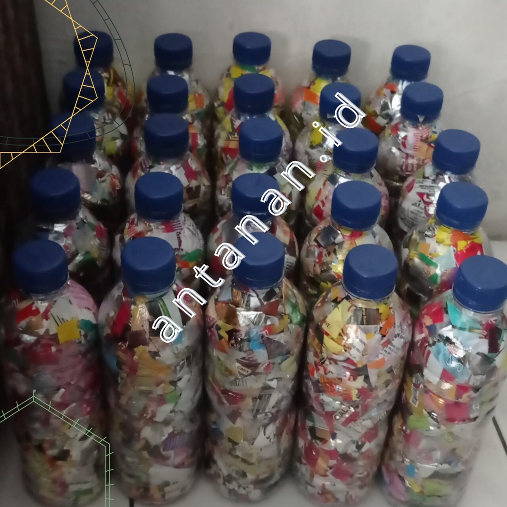 Jual EKOBRIK ECOBRICK BOTOL AQUA 600ml RAMAH LINGKUNGAN 600ml | Shopee ...