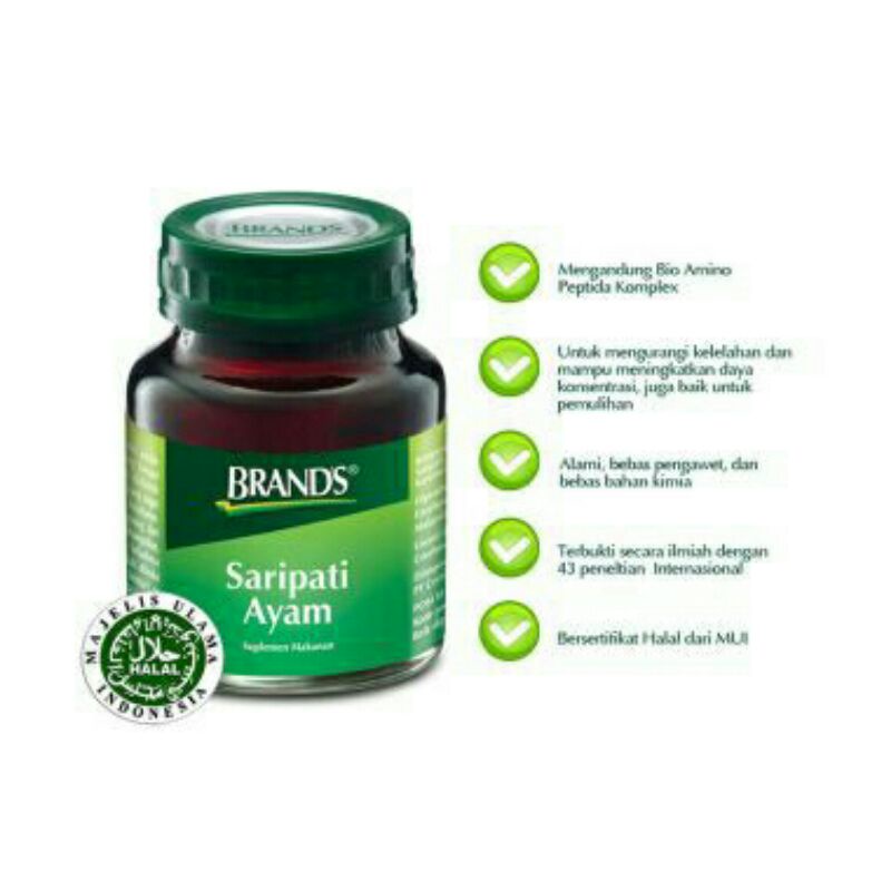 Jual brand's saripati ayam Original Dan vanila 42gr dan 70gr | Shopee ...