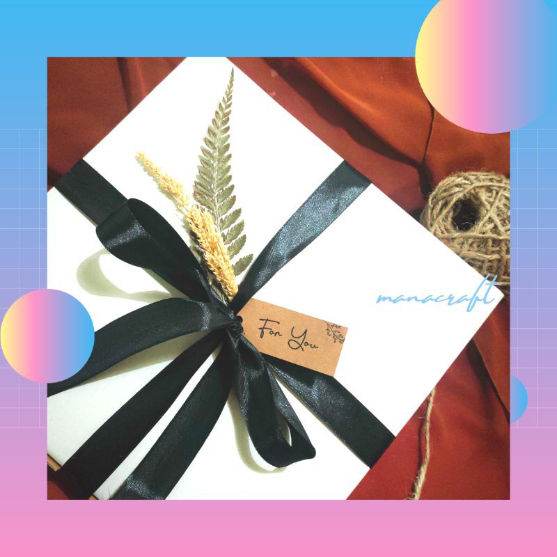 Jual KOTAK KADO / GIFT BOX / bOX RUSTIC /BOX AESTHETIC / KADO AESTHETIC ...