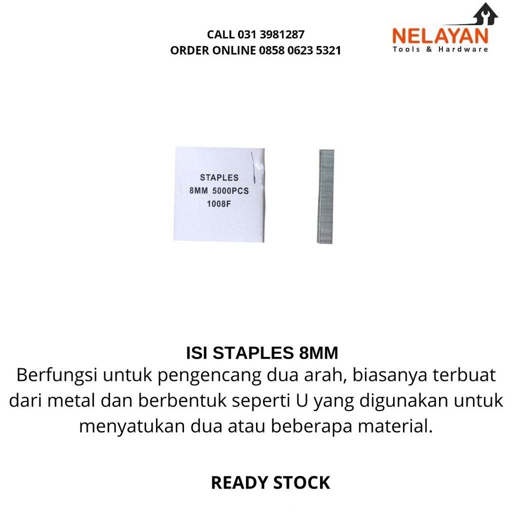 Jual Isi Staples 8 MM | Shopee Indonesia