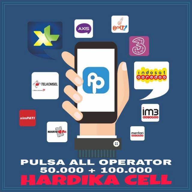 Jual PULSA ALL OPERATOR 50 50000 50K 50RB - 100 100000 100 RIBU MURAH ...
