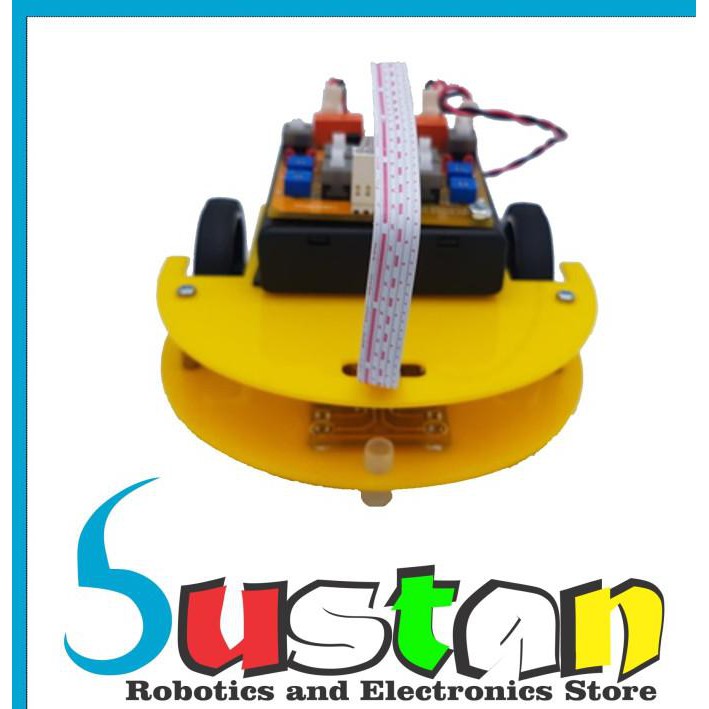 Jual Robot Line Tracer Follower Analog V2 Through Hole Pcb 4 Vr 4 ...