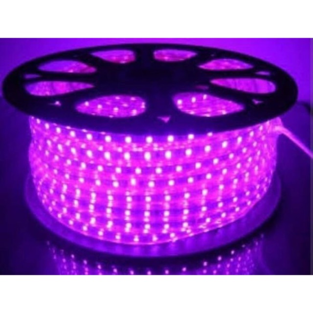 Jual Led strip selang 5050 ungu pink magenta led strip selang 5050 pink ...