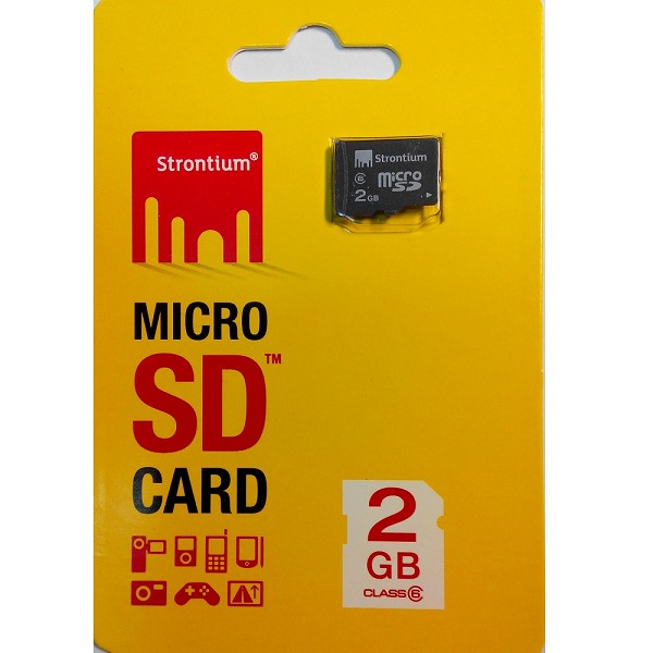 Jual Basic Strontium MicroSD Card 2GB Class 6 Bergaransi Resmi | Shopee ...