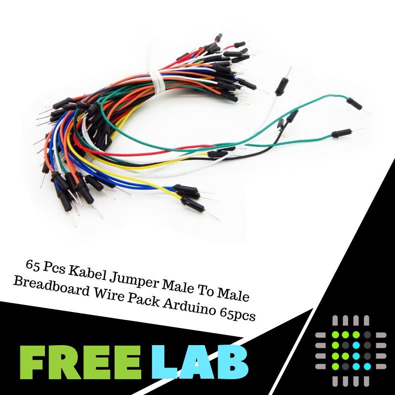 Jual 65 Pcs Kabel Jumper Male To Male Breadboard Wire Pack Arduino 65pcs | Shopee Indonesia