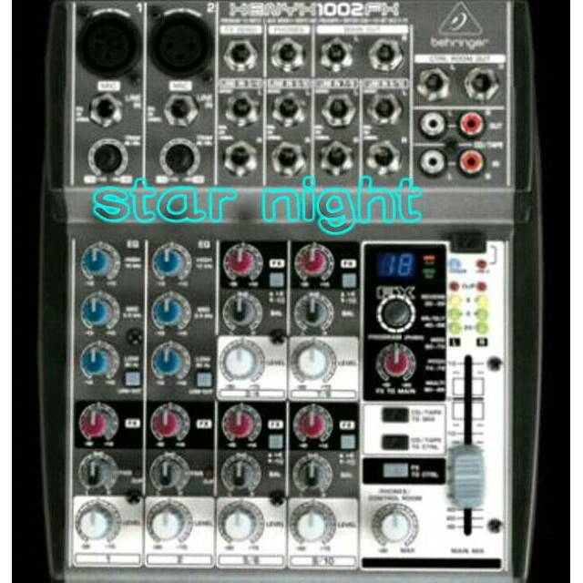 Jual Mixer Behringer XENYX 1002 FX( 10 channel ) | Shopee Indonesia