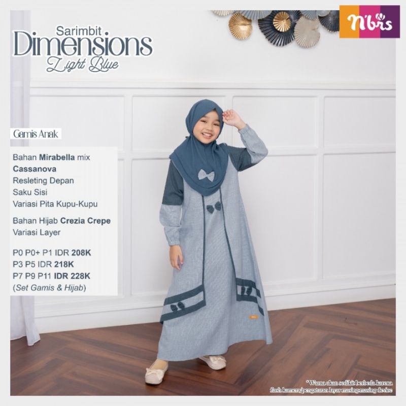 Jual GAMIS ANAK NIBRAS SARIMBIT TERBARU 2022 MODEL DIMENSIONS | Shopee ...
