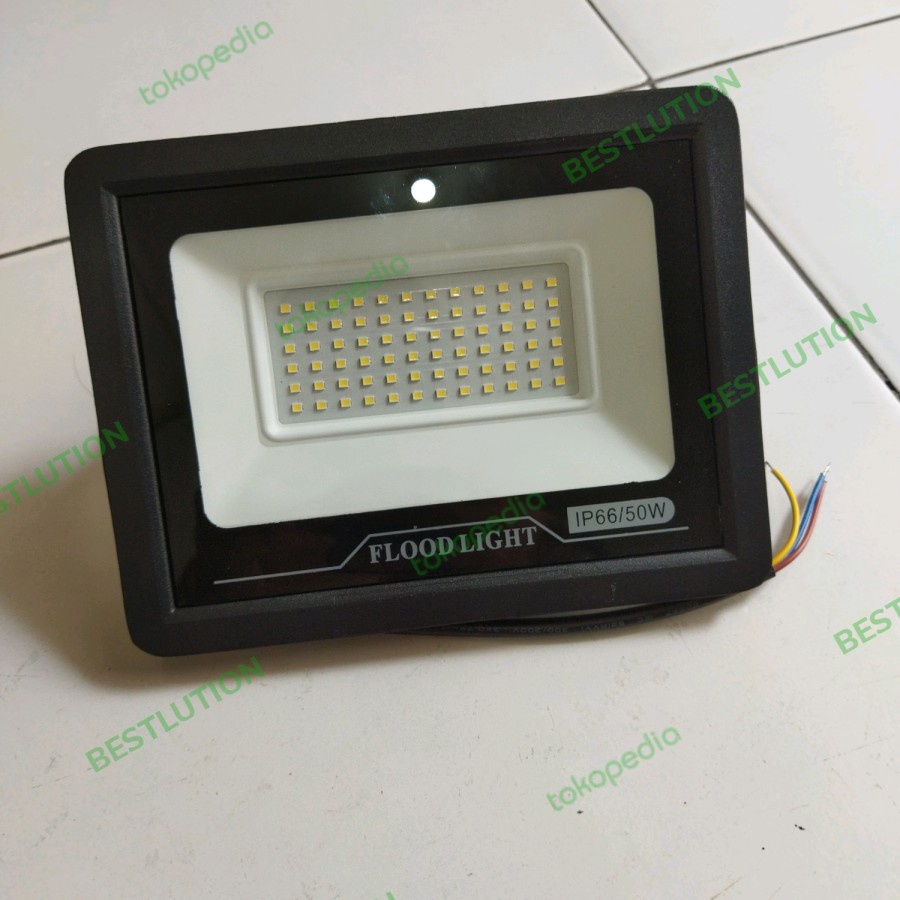 Jual led flood light 50 watt lampu sorot tembak led 50w mata smb 50 w | Shopee Indonesia
