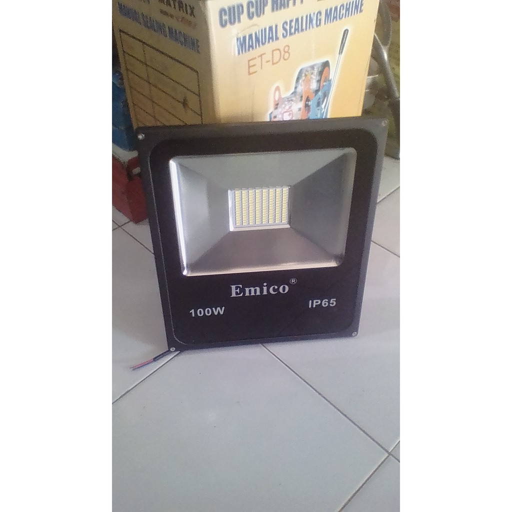 Jual lampu sorot LED emico 100watt lampu sorot IP65 | Shopee Indonesia