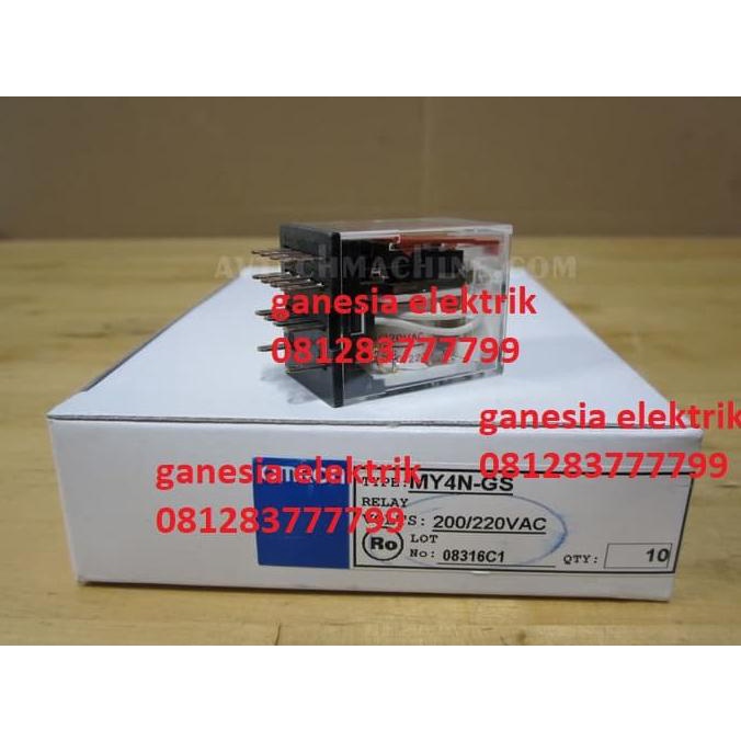 Jual Relay omron my4n + socket 220v 100% original omron | Shopee Indonesia