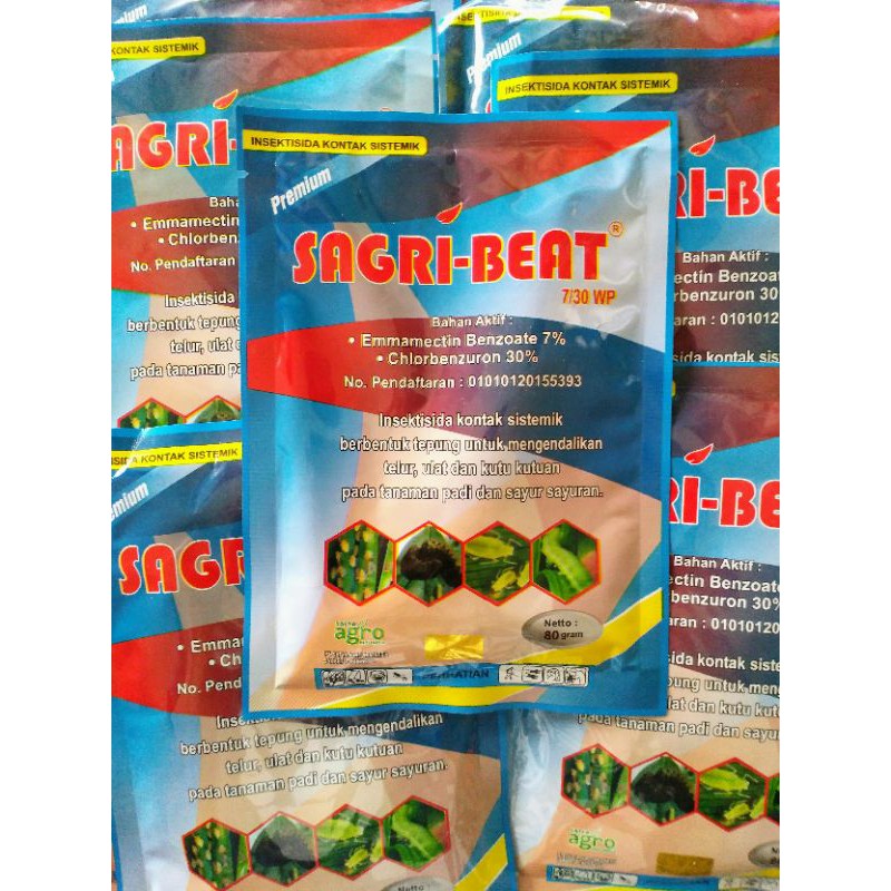 Jual SAGRI BEAT Sagribeat 7/30WP 80gram. Racun kontak sistemik telur ...
