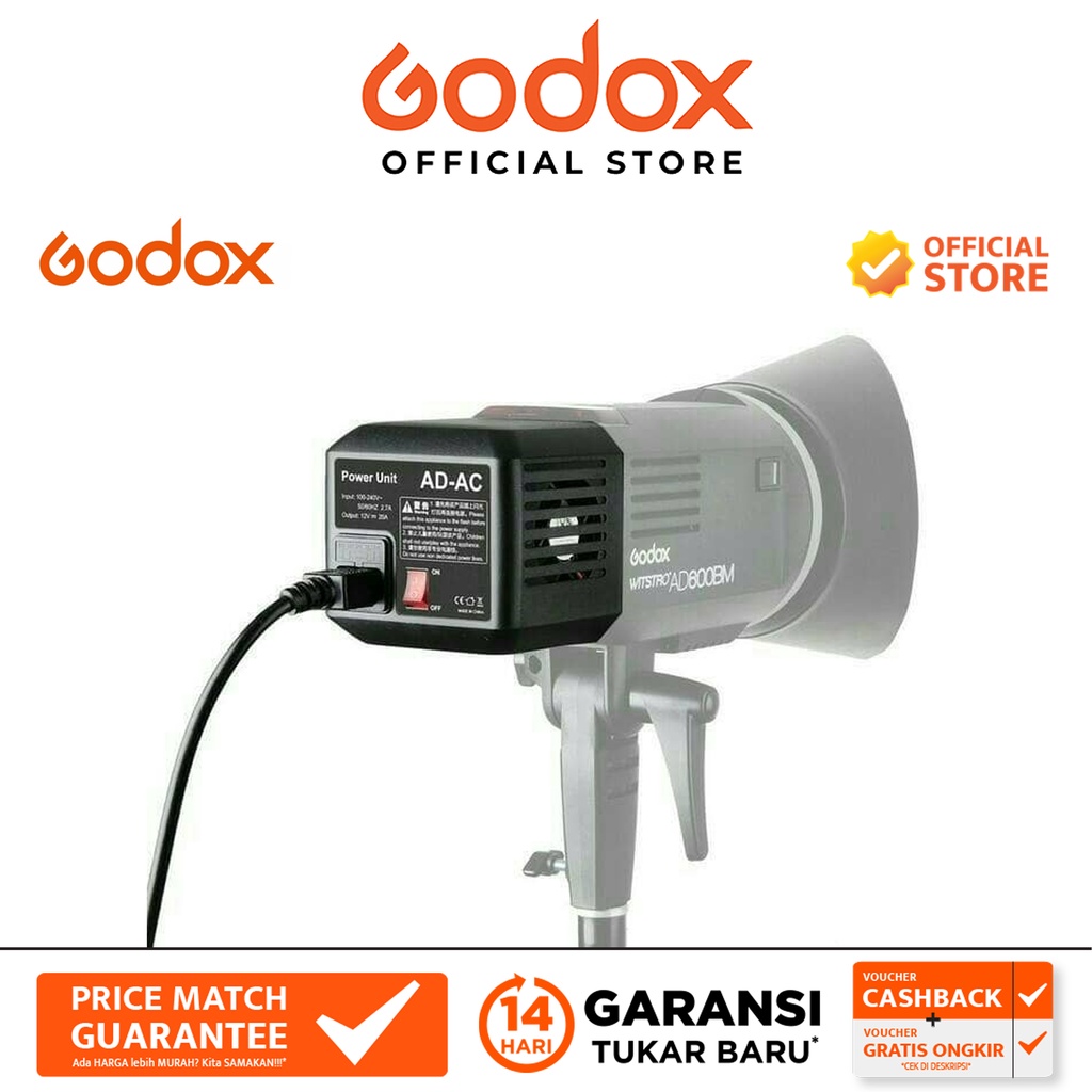 Jual Godox AD-AC AD600 for AC Power Use | Shopee Indonesia