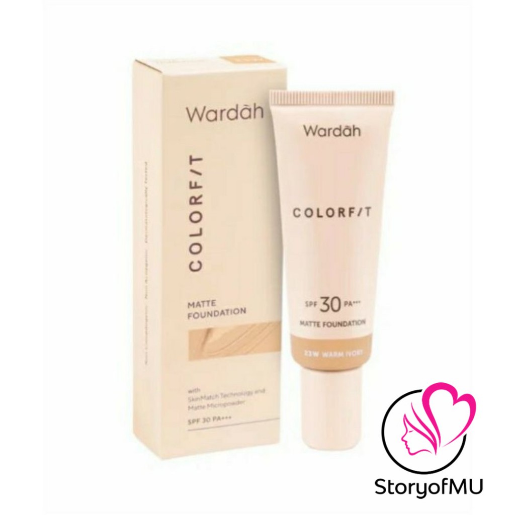 Jual WARDAH Colorfit Matte Foundation SPF 30 PA+++ 25ml | Shopee Indonesia
