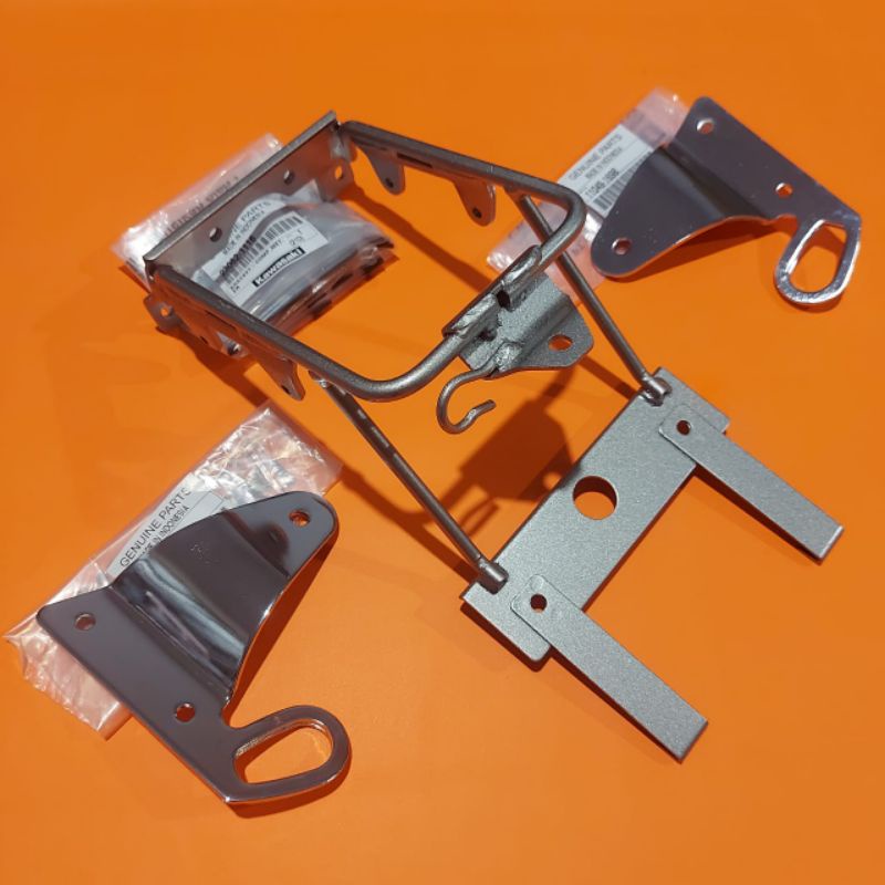 Jual Bracket lampu depan bulat bulet Ninja SS plus kupingan set dan ...