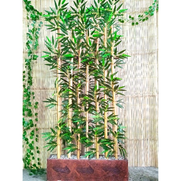 Jual pohon bambu partisi artificial (palsu) | Shopee Indonesia