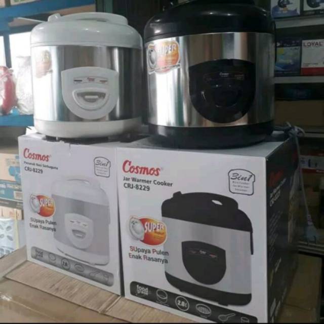 Jual Rice Cooker Cosmos CRJ-8229 B/W/Magic Com Cosmos CRJ-8229 2Liter ...