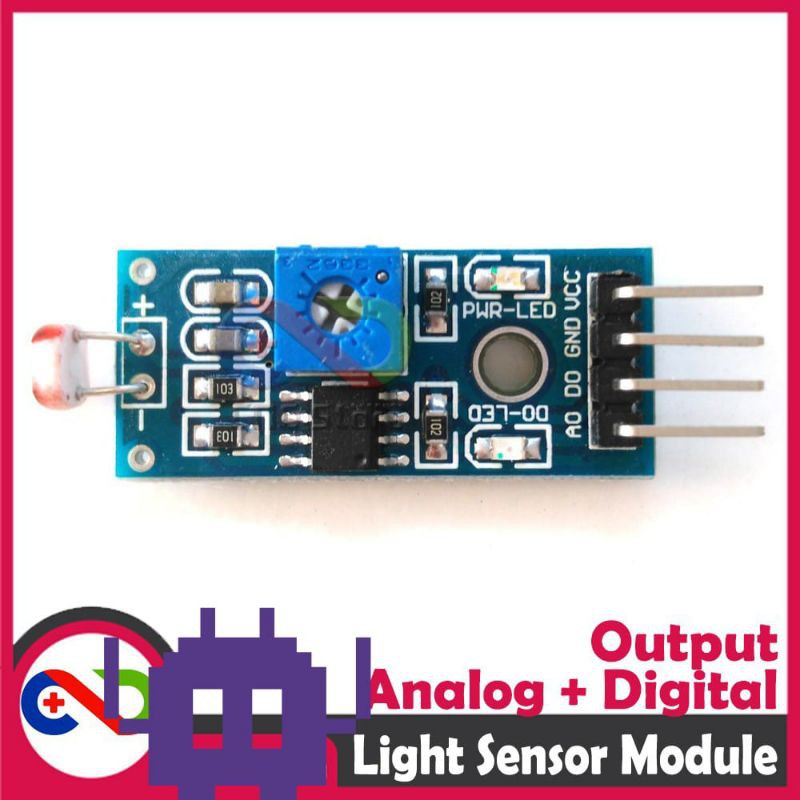 Jual Photosensitive Light LDR Resistance Sensor Cahaya Modul LDR Module ...
