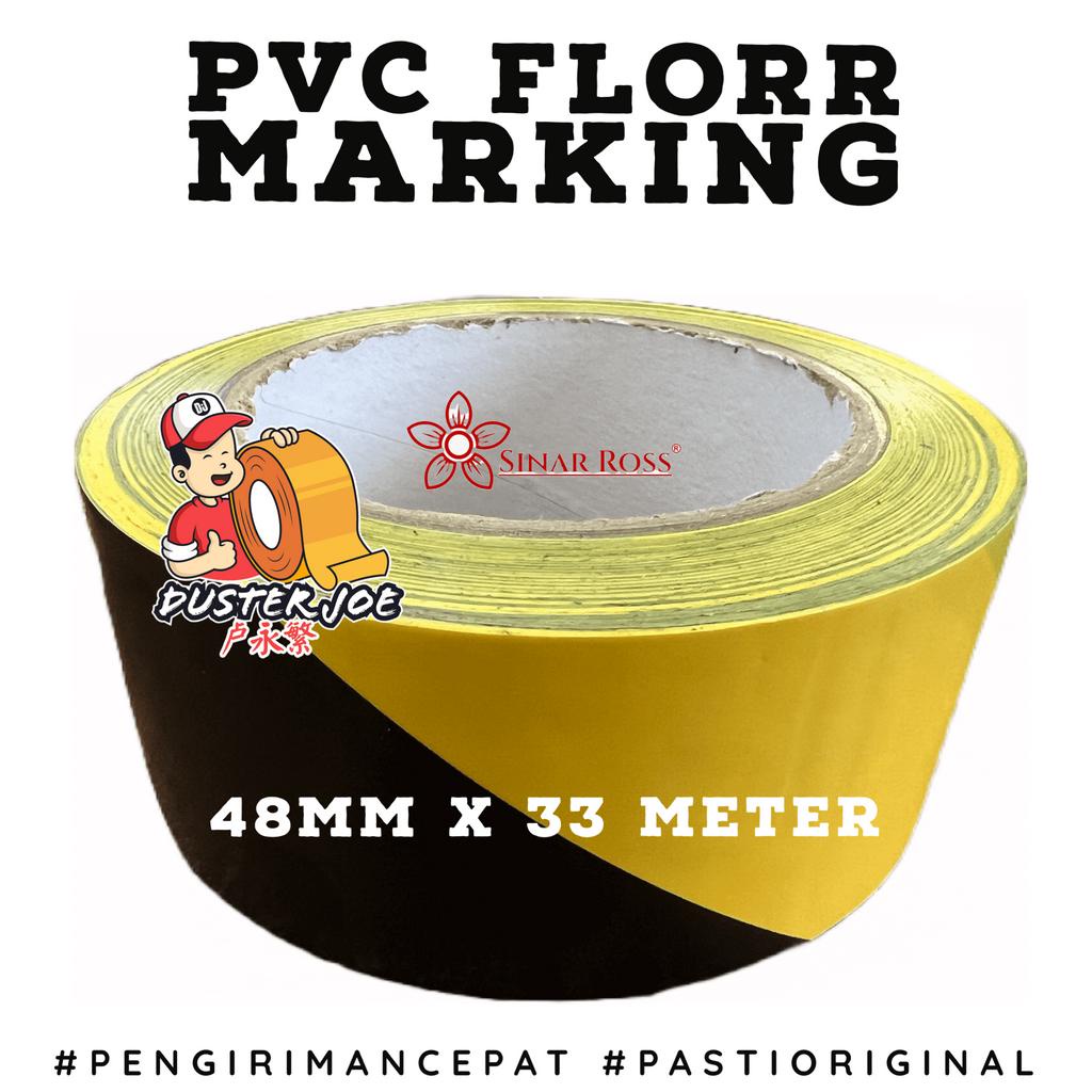 Jual Lakban Lantai Floor Marking Sinar Ross Kuning Hitam 48mm x 33 M Per 1 Pcs | Shopee Indonesia