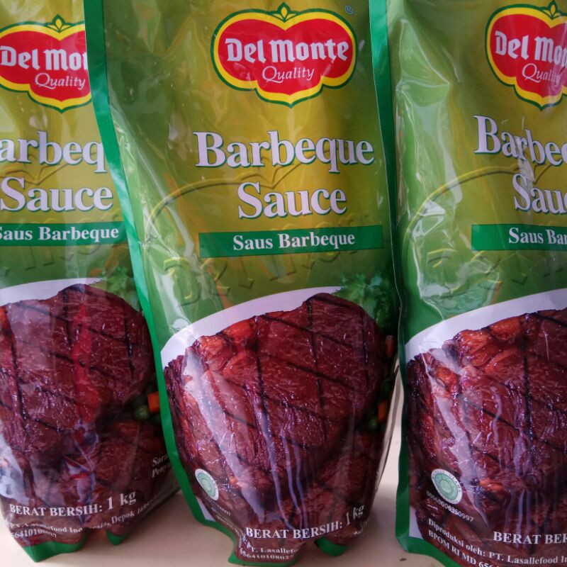 Jual SAUS DELMONTE BARBEQUE BBQ UKURAN 1 KG | Shopee Indonesia