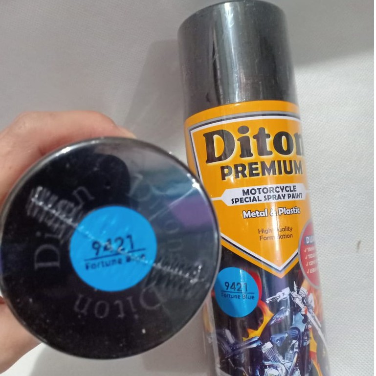 Jual Pilok Cat Pilox DITON Premium 9421 Fortune Blue / Biru Muda (400cc ...