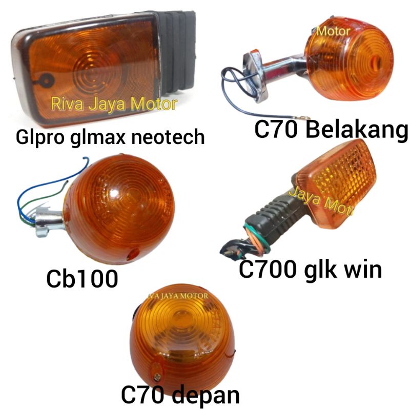 Jual Lampu Sen Sein Depan / Belakang Honda GL Pro Max Neotech C70 C700 ...