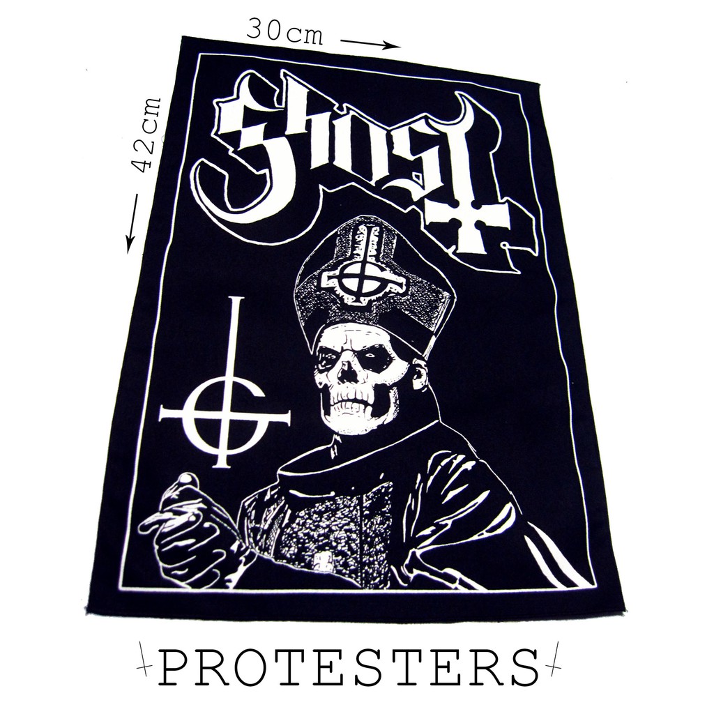 Jual BACKPATCH METAL GHOST | Shopee Indonesia