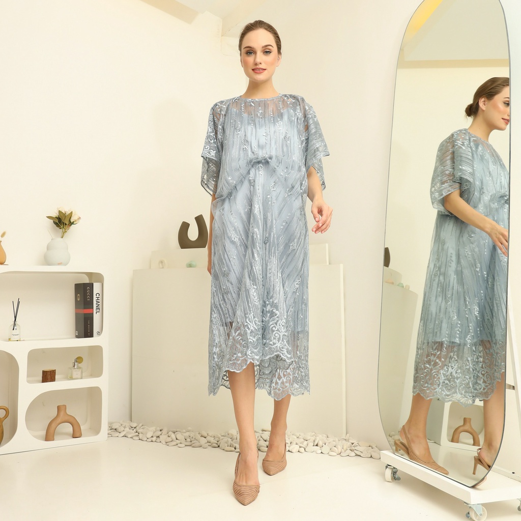 Jual Janeva Dress In Grey | Shopee Indonesia